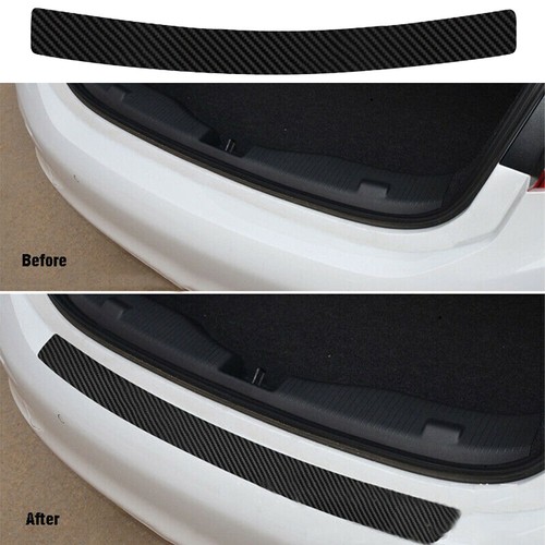 Car Guard Rear Trim Cover Bumper Protector Sill Plate Trunk Rubber Pad ...