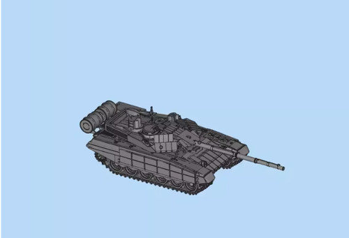 3D Printed Model 1/72 Russian T90M Main Battle Tank Model Kit Unpainted ...
