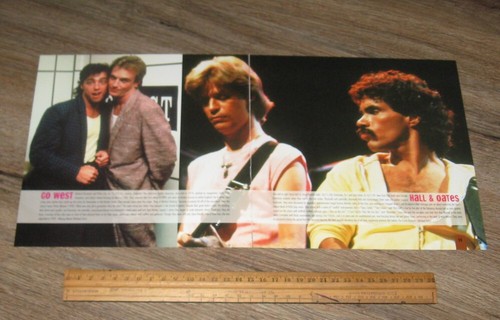 BOYZ BANDZ Hall & Oates GO WEST original TWO pages PHOTO + article | eBay