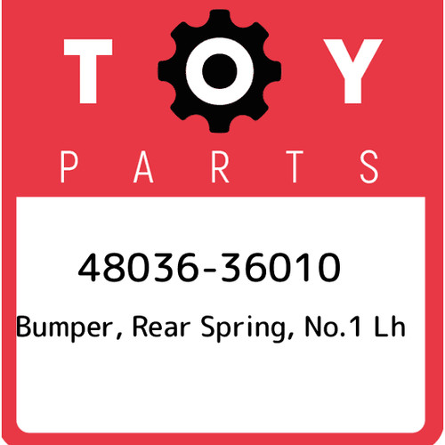 48036-36010 Toyota Bumper, rear spring, no.1 lh 4803636010, New Genuine ...