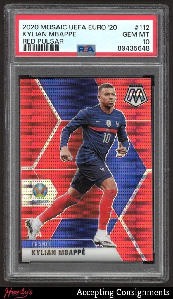 Kylian Mbappe 2020 Mosaic Euro #112 Red Pulsar Price Guide - Sports ...