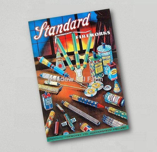 Fridge Magnet Standard Fireworks Retro Vintage Advert Astra Brocks (1 ...