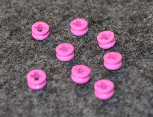 (8) Dark Pink Technic Axle End Stop / Spacer Bricks ~ New Lego Parts ...