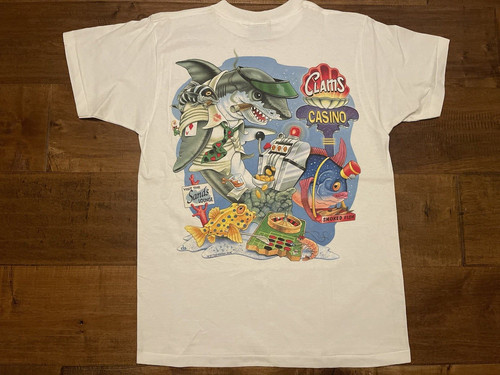 Vintage Caribbean Soul Clams Casino Jimmy Buffet USA T-Shirt - Adult ...