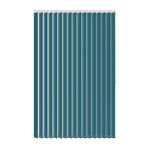 Blackout Vertical Blind Slats Green Turquoise Louvre Blinds 89mm (3.5 ...