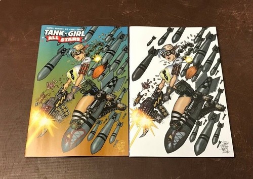 2x Tank Girl All-Stars #1 Jetpack Comics Jim Balent Virgin Variant ...