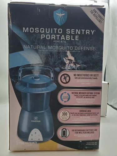 Mosquito Sentry Portable Rechargeable Natural Repellant System BRAND ...