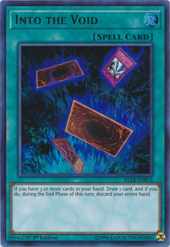 Into the Void - BLLR-EN074 - Ultra Rare - 1st Edition NM YuGiOh ...