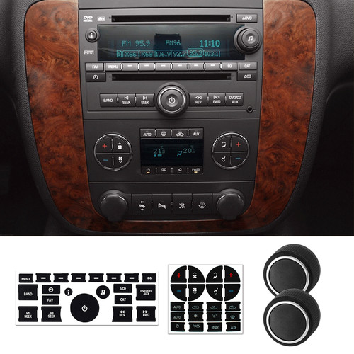 Radio Rear Volume Control Knob Button Decal FOR Buick Sticker Cadillac ...