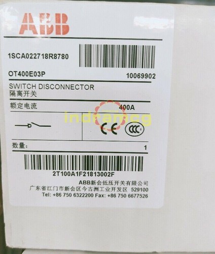 ONE ABB OT400E03P Isolation switch | eBay