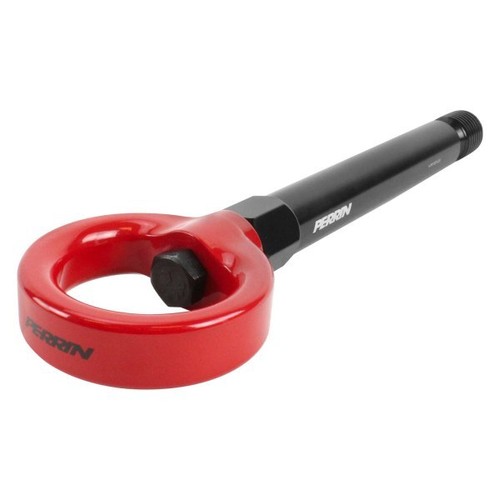 Perrin Rear Tow Hook System Red for 2017-2019 Honda Civic Hatchback ...