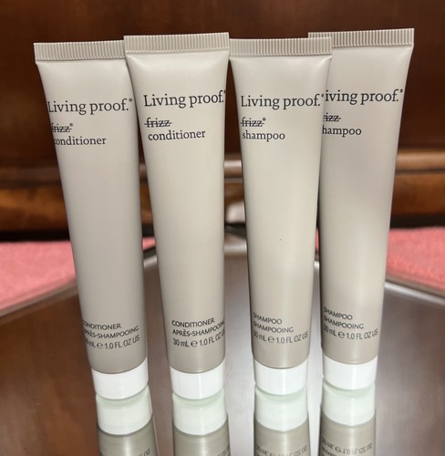 2 Sets Living Proof No Frizz Shampoo And Conditioner 1 Oz Each Mini ...