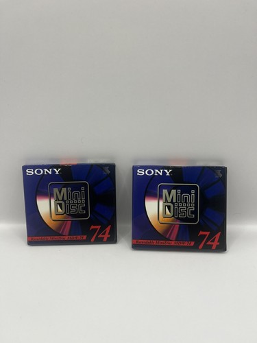 Sony Recordable MiniDisc MDW-74 Pack of 2 Digital Audio Minidiscs | eBay