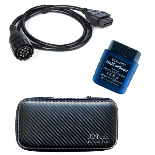 UniCarScan UCSI-2100 OBD2 Bluetooth Device For BMW Bimmercode Coding ...