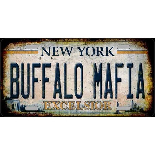 MINI Size 4"x2.2" License Plate Metal Sign Buffalo Mafia Excelsior New ...