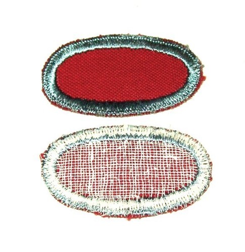 ORIGINAL EMBROIDERED POPLIN WW2 501st PIR 101st AIRBORNE JUMP WING OVAL ...