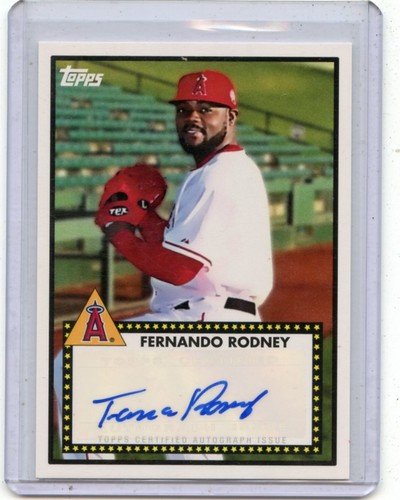 2011 TOPPS LINEAGE #52A-FR FERNANDO RODNEY AUTOGRAPH, LOS ANGELES ...