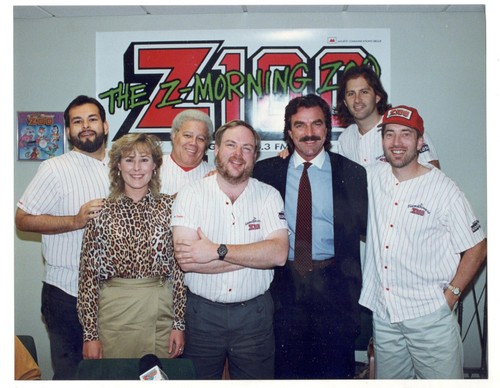 8x10 Photo TOM SELLECK Z100 Morning Zoo Crew Radio NYC 1980's MX200 | eBay