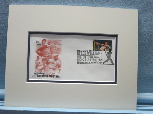 Hall of Famer & Red Sox Great Ted Williams & First Day Cover of his own ...