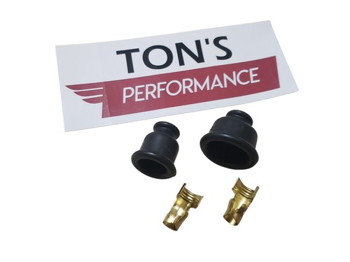 8mm Ignition Spark Plug Coil Wire Socket Style Boot Terminal Set ...