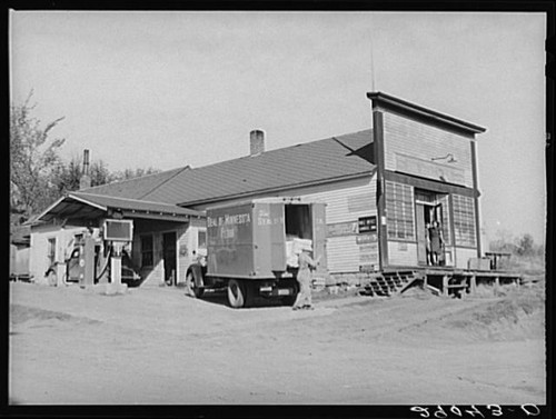 Lamoille,Marshall County,Iowa,IA,Seal of Minnesota Flour,Rothstein,FSA ...