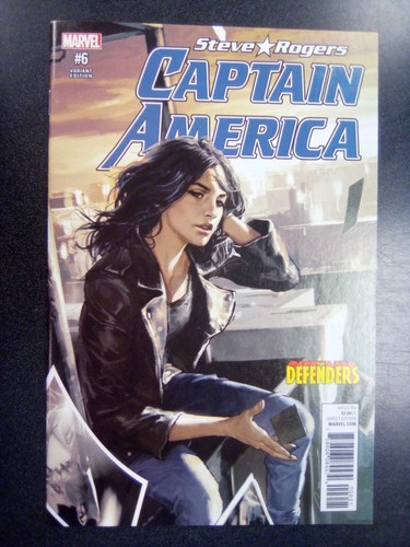 Captain America Steve Rogers #6 (2016) Gerald Parel Defenders Variant ...