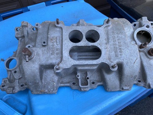 Chevrolet 327 OEM intake manifold 3890490. 66-67 327/350 HP L79 | eBay