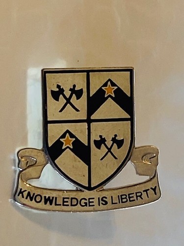 US Military Insignia Pin - Knowledge is Liberty | eBay