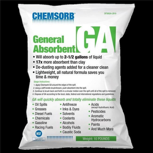 CHEMSORB CHEMSORB GA GENERAL ABSORBENT 10 POUND BAG | eBay