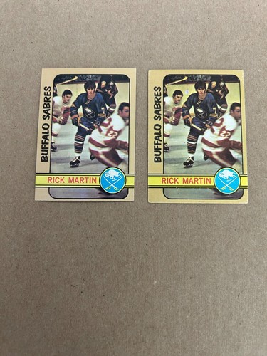 1972-73 Topps (lot of 2) Rick Martin #145 Sabres EXMT & EX | eBay
