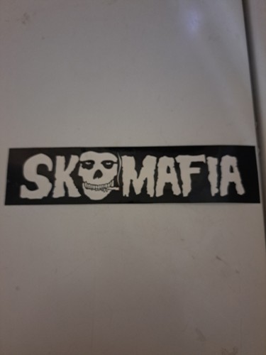 SKATE MAFIA SKATEBOARDS THE OG MISFITS SKULL LOGO SQUARE SKATEBOARD ...