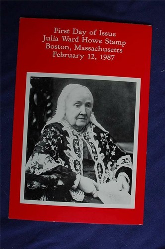 Julia Ward Howe Great American Series 14c Stamp FD Ceremony Program S ...