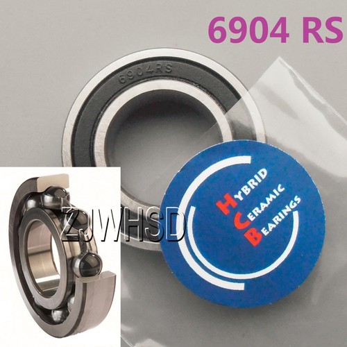6904 2RS Si3N4 Ceramic Ball Bearing Rubber Sealed 61904 wheels 20 x 37 ...