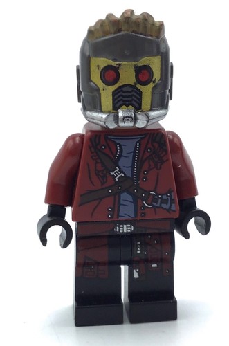 LEGO STAR LORD MINIFIGURE GUARDIANS OF THE GALAXY SUPER HERO ...