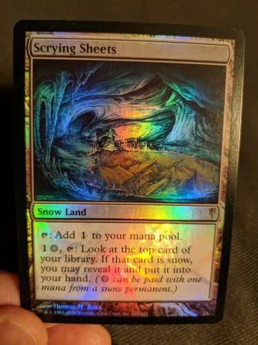1x NM FOIL Scrying Sheets Coldsnap - MTG Magic the Gathering x1 | eBay