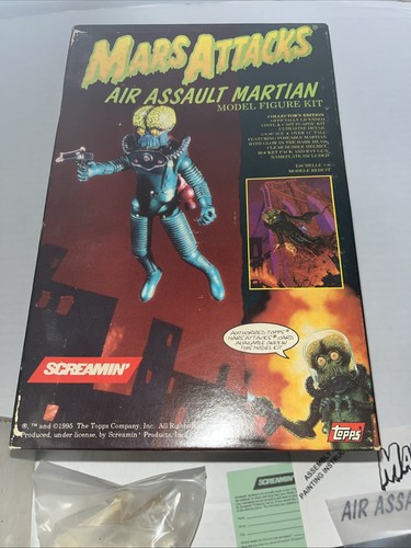 Mars Attacks Air Assault model kit Screamin 1995. Never Assembled. | eBay