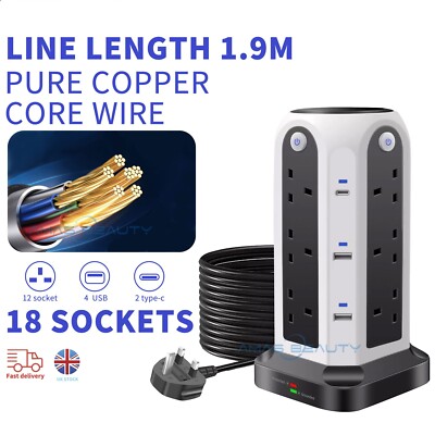 Tower Extension Socket for sale | eBay UK