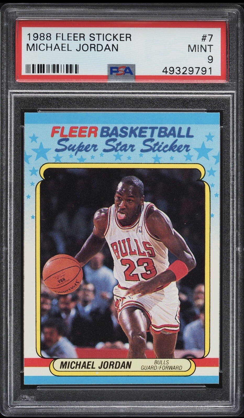 Michael Jordan 1988 Fleer #7 Stickers Price Guide - Sports Card Investor