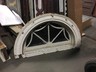 GORGEOUS c1870 arched spider web design window frame NO gLaSS 51” x 19 ...