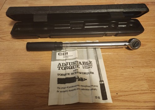 CDI Adjustable Torque Wrench-Model 752mfrmh (New Condition) | eBay