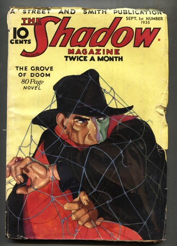PULP: SHADOW 1933 Sep 1-Grove of Doom-STREET AND SMITH-RARE PULP VG | eBay
