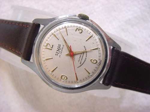 Vintage large antique Art Deco / Military SEMAG mens watch | eBay