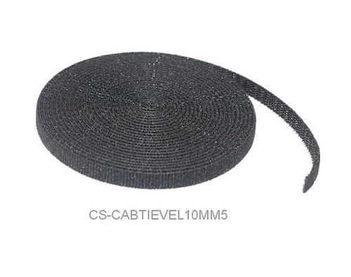 Cable Tie Management Hook & Loop. 10mm wide. 5 metre reel. Black | eBay