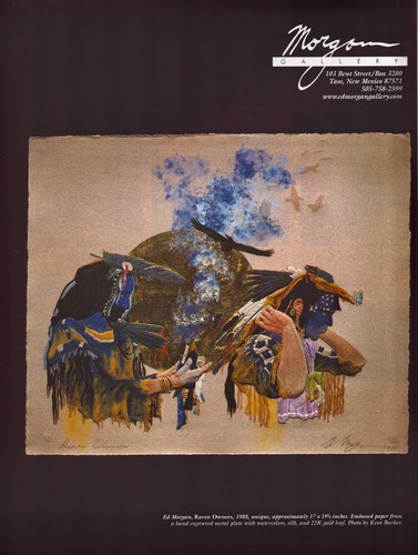 ED MORGAN Art Gallery Exhibit ~ Raven Owners ~ VINTAGE PRINT AD ~ 2005 ...