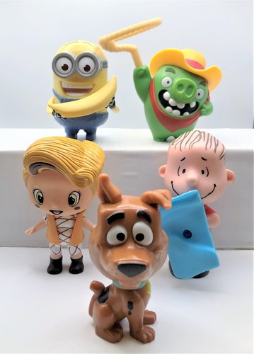 Happy Meal Toy Lot of 5 Dairy Queen Lil' Blizzard Angry Bird Scooby ...