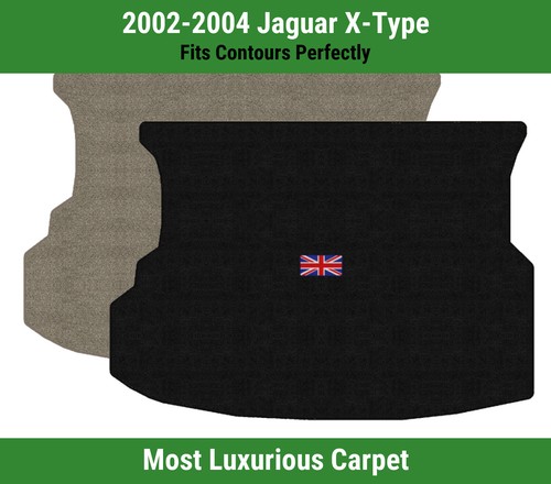Lloyd Luxe Trunk Carpet Mat for 2002-2004 Jaguar X-Type w/British Flag ...