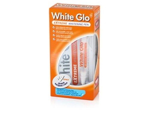 New White Glo Extreme Teeth Whitening Pen Tooth Stain Remover w/Strips ...