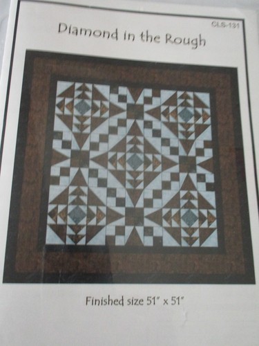 Diamond In The Rough ~ Quilt Pattern by Fun Threads Designs | eBay