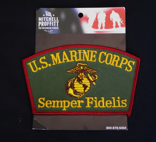 US Marine Corps Semper Fidelis Embroidered Patch NEW | eBay
