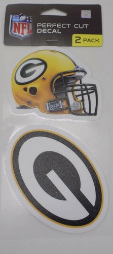 Green Bay Packers Decals 4" Perfect Cut Decal Set of 2 Truck Car FAST ...